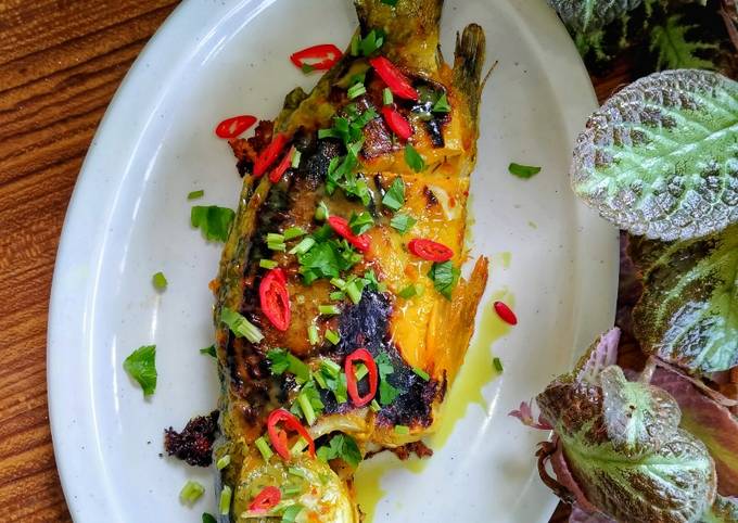 Resipi Siakap Bakar Marjerin oleh shazrina - Cookpad