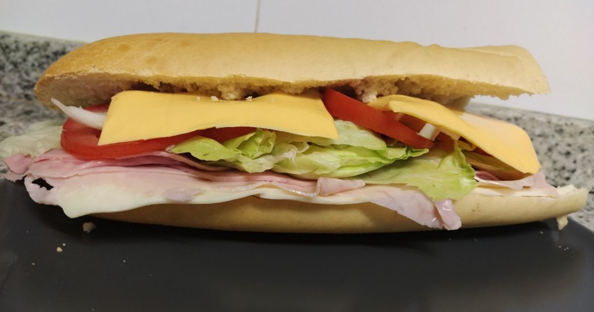 🥪 Sándwich Submarino Italiano Receta de rober_rd