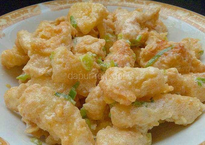 Resep Dori goreng telur asin oleh Dapur Renkganis - Cookpad