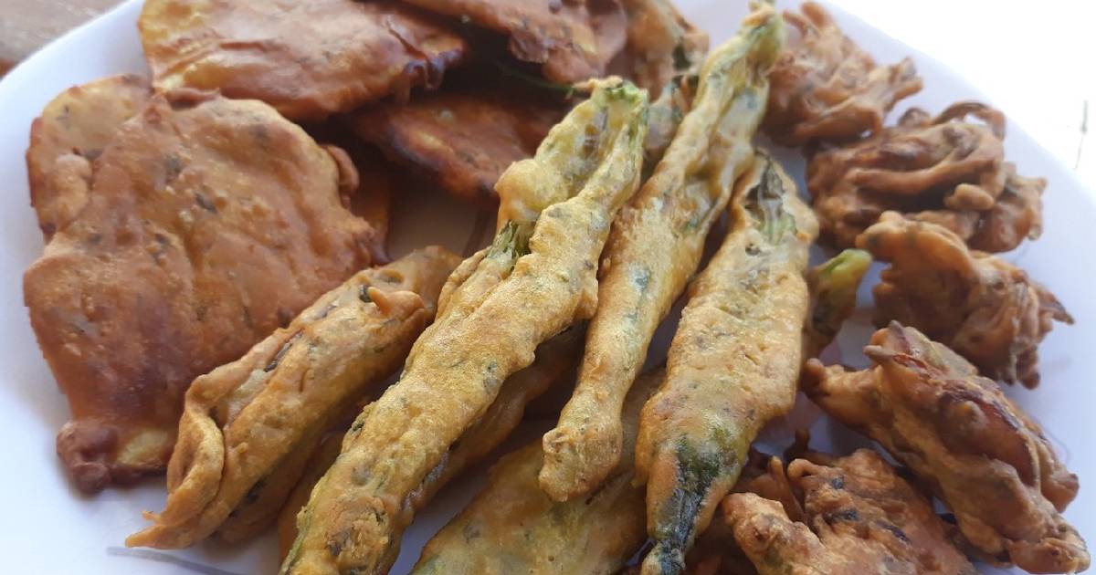 Pakoda/Bhaji Platter Recipe by Manisha Khatavkar - Cookpad