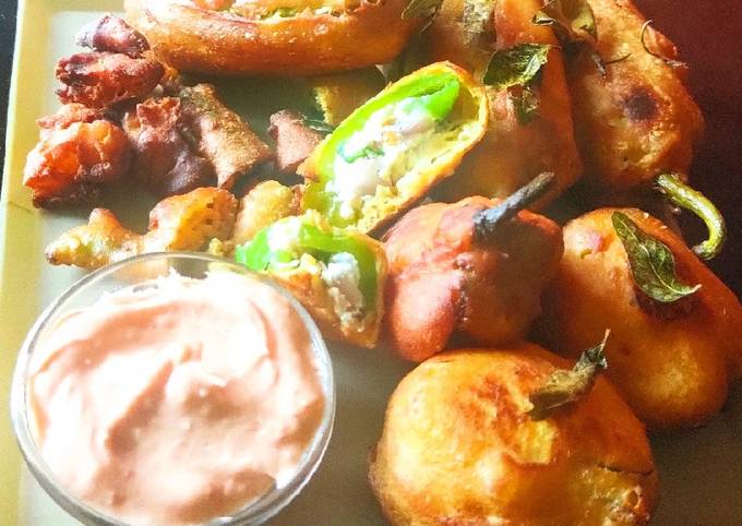 Mirchi Bhajji Recipe by Suchitra S(Radhika S) - Cookpad