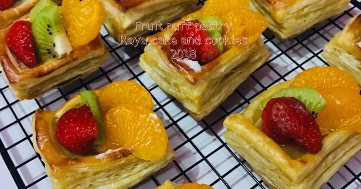 Resep Fruit puff pastry instan #kamismanis oleh Raya Cake And Cookies ...