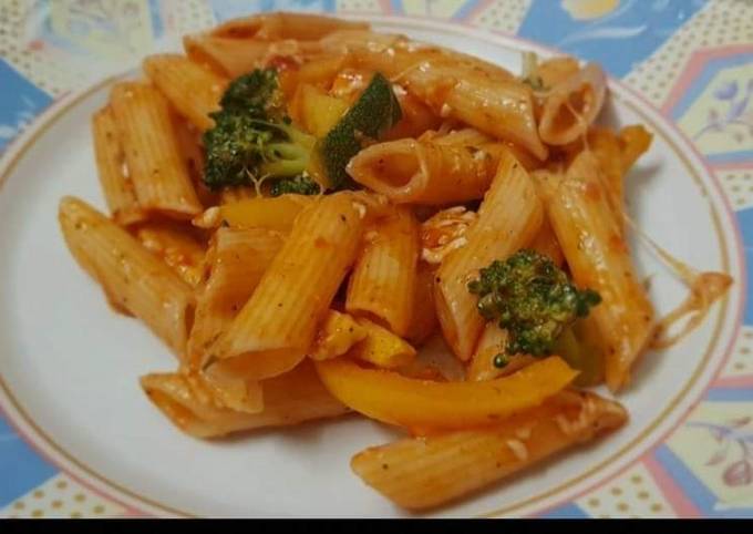 Veg Penne Pasta 😋 Recipe by Anoli Vinchhi - Cookpad