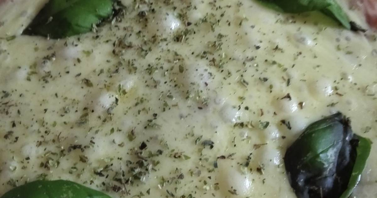 Pizza con albahaca Receta de cecilia arregui- Cookpad