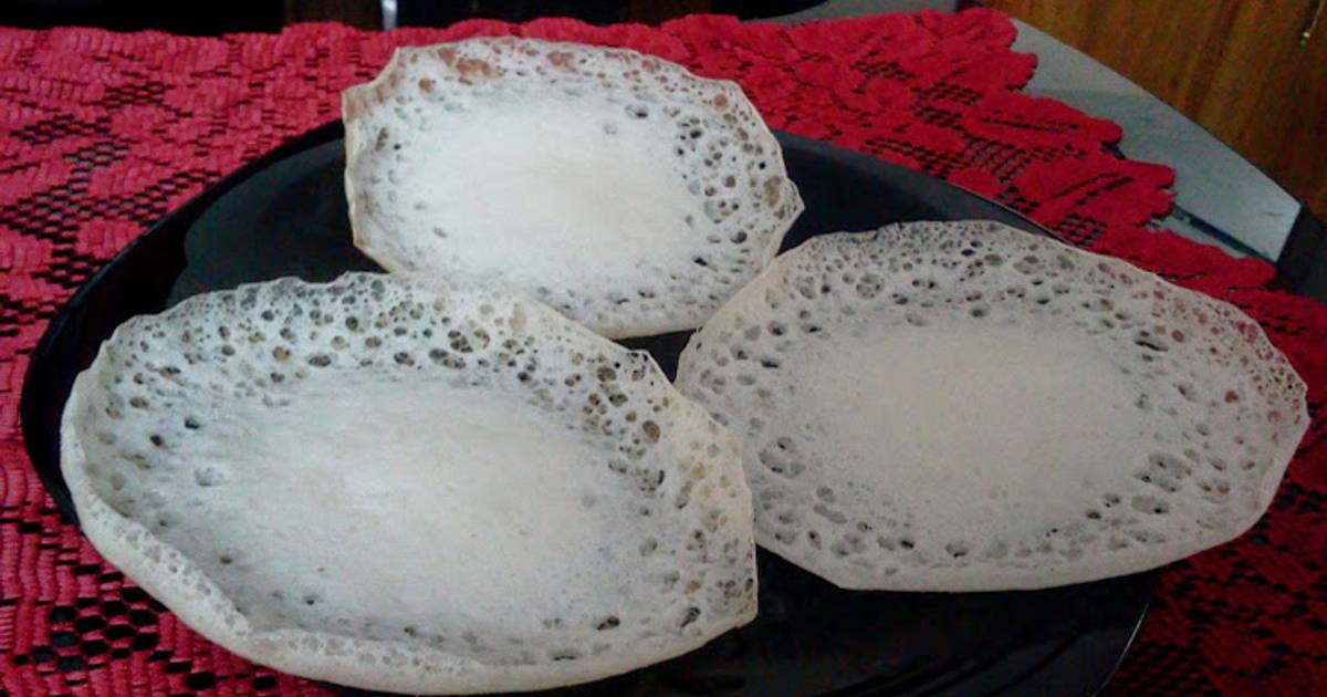 Easy Palappam Recipe by JollyAbraham - Cookpad