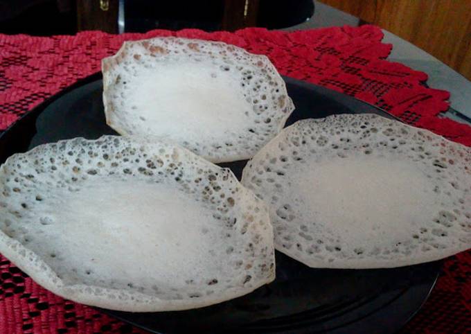 Easy Palappam Recipe by JollyAbraham - Cookpad