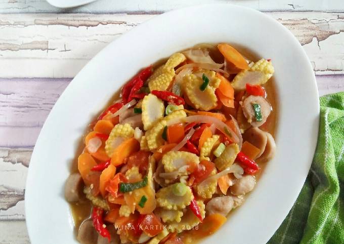 Resep Tumis Putren Bakso Wortel oleh Wina Kartika - Cookpad