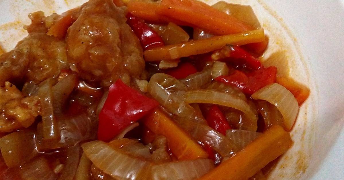 Resep Ayam saos asam manis a.k.a ayam koloke oleh fm_kitchen - Cookpad
