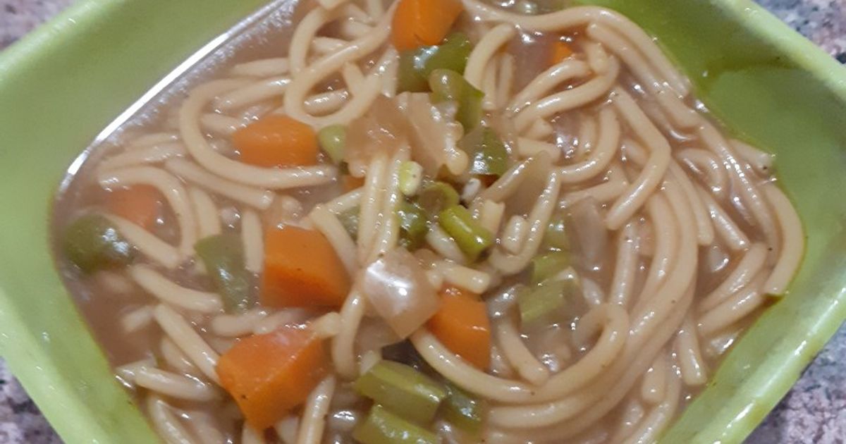 Soupy Noodles Recipe by Jagruti - Cookpad