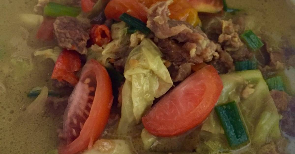 Resep Tongseng Iga Sapi Pedas oleh Mitanes - Cookpad