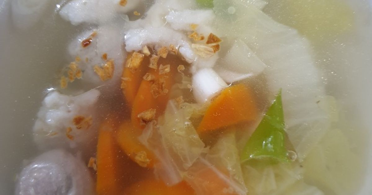 Resep Sup Baso Tekwan Simple oleh Aileen Kowaas - Cookpad