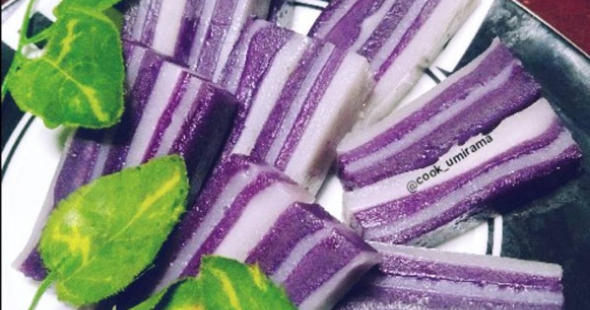 Resep Kue Lapis tepung beras oleh Umi rama - Cookpad