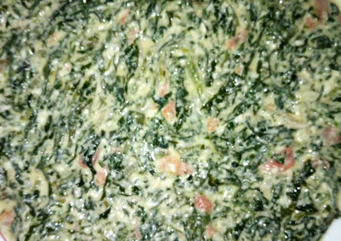 Managu in dairy cream Recipe by Belinda - Cookpad