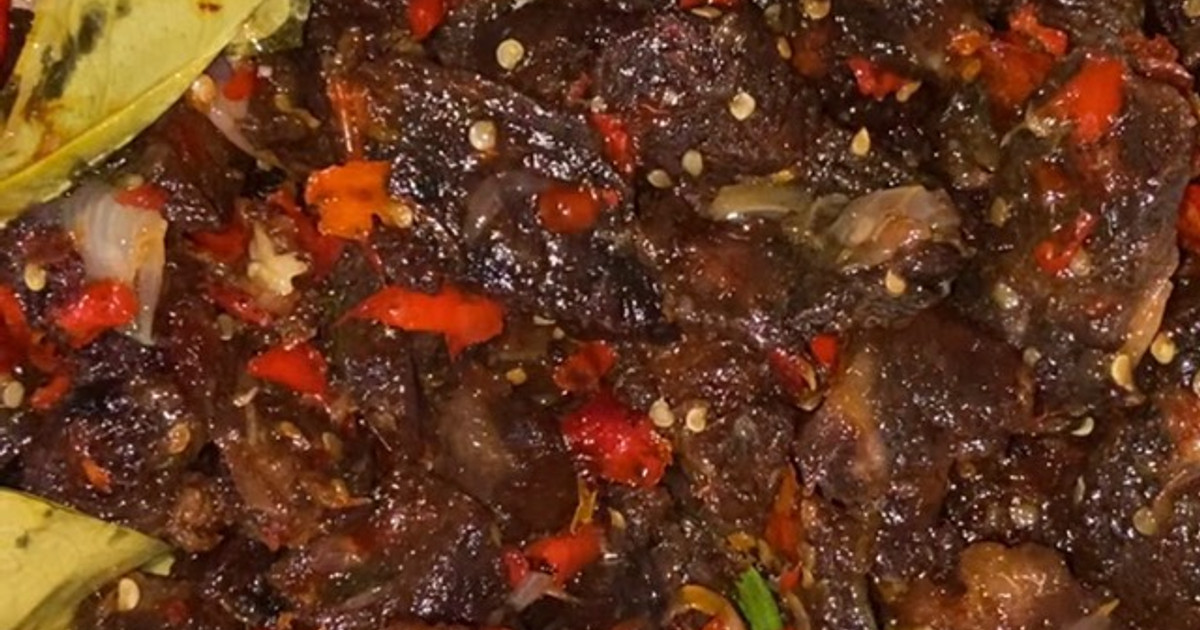 Resep Dendeng Sapi Balado Mantap oleh Ines Cahyati Diningrat - Cookpad
