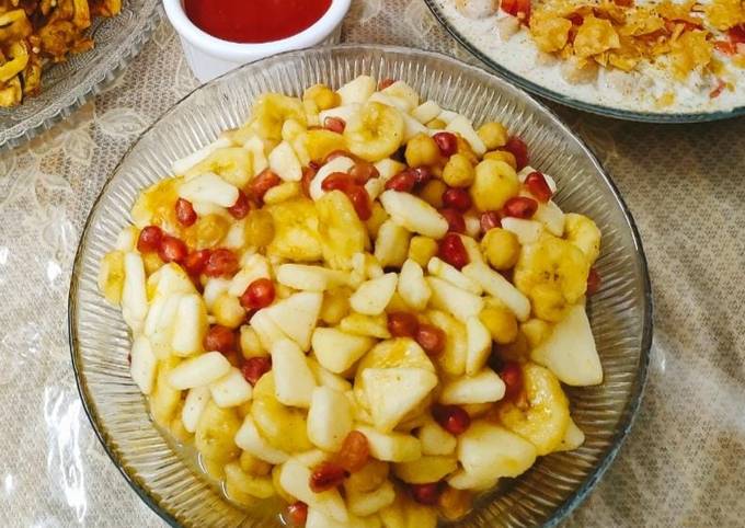Mix Fruit Chaat Recipe by Umme Ahmad - Cookpad