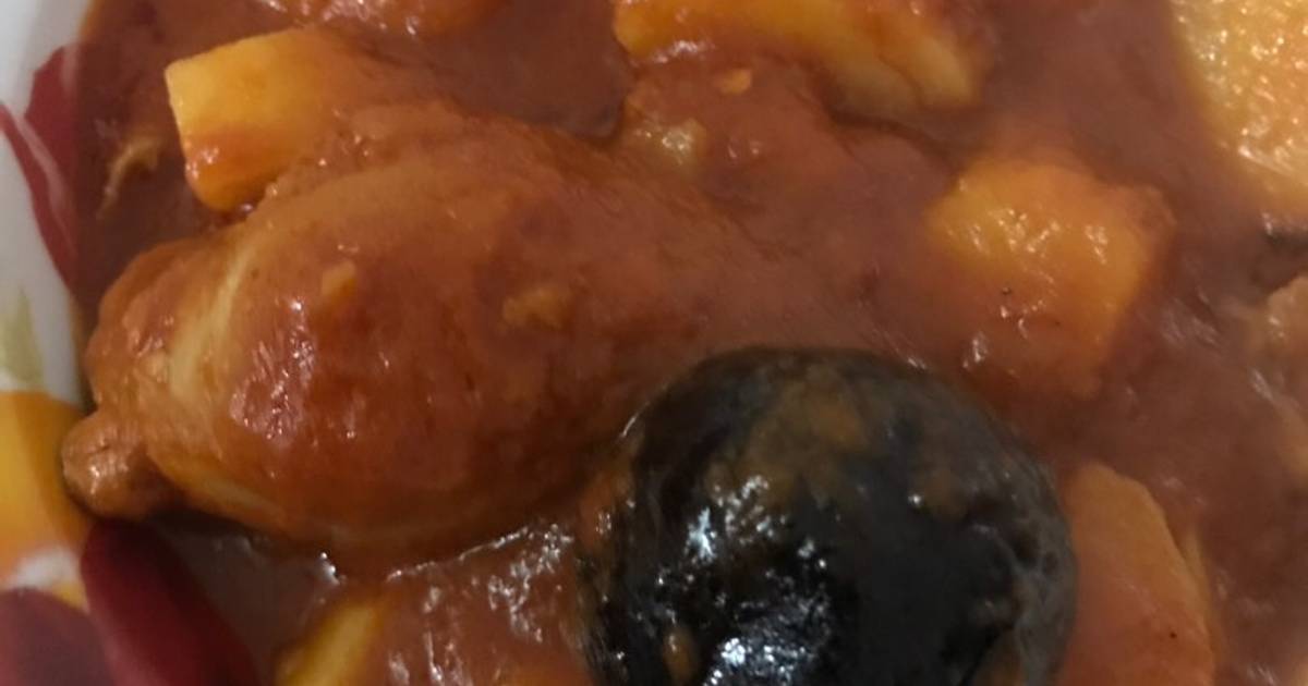 طريقة عمل يخنة دجاج أحمر على اصولها بطريقة سهلة وسريعة من my little ...