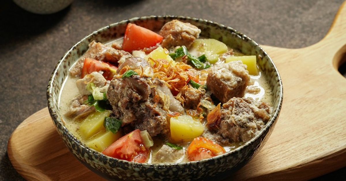 Resep soto iga kuah susu rumahan enak dan mudah - Cookpad