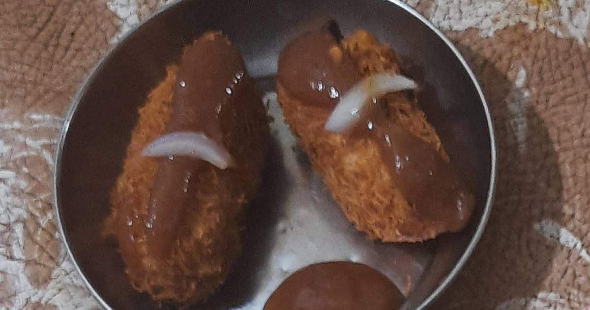 Sev roll Recipe by Ripal Jesal Khamar - Cookpad