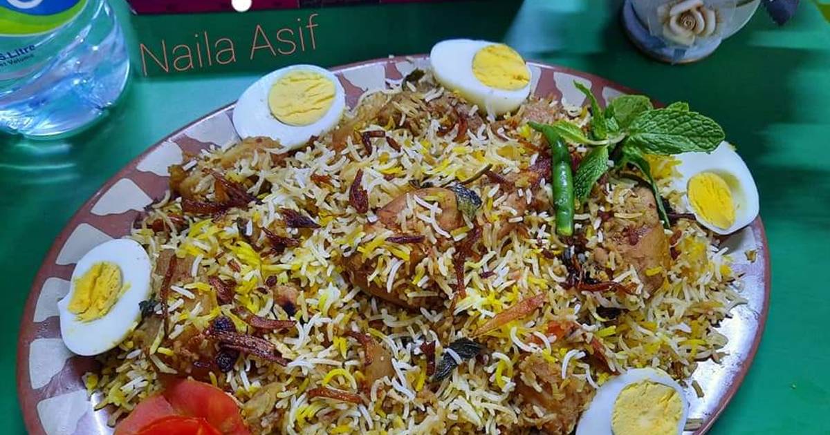 Chicken Aalo Biryani Recipe by Naila Asif - Cookpad