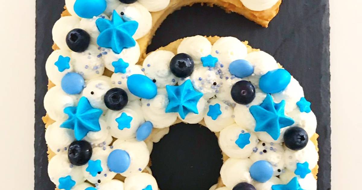 Number cake de stl - Cookpad