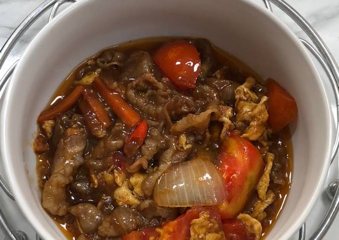 Resep Shortplate beef asam pedas manis oleh Nindita Mutia - Cookpad