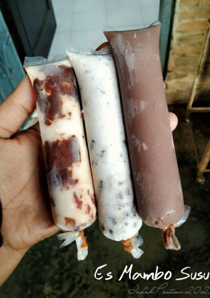 Resep Es Mambo susu (Coki - coki, Oreo, Coklat) oleh Indah Pratiwi ...