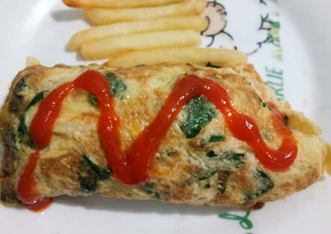 Resep Nasi goreng omelet oleh Li Phing - Cookpad