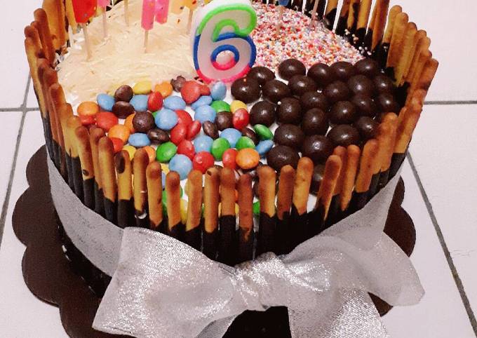 Resep Birthday cake oleh cici utami - Cookpad