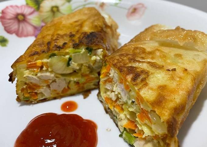 Resep Lumpia boom mpasi 1+ oleh Aletta Cathleen - Cookpad