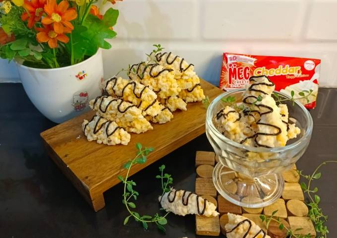 Resep Choco Rice crispy cheese bar oleh Chef Anto - Cookpad