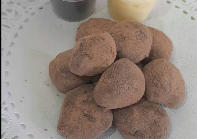 Resep MOCHI CHOKLAT BITES dengan SAOS CREAM CHEES dan OREO CRUMBLE nya ...