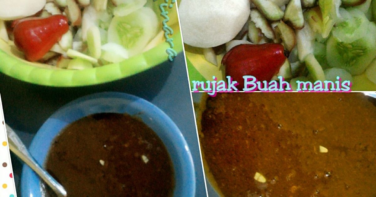 Resep Rujak Buah Manja (Manis Jawatimur) Ala Bumil Ngidamers oleh ...