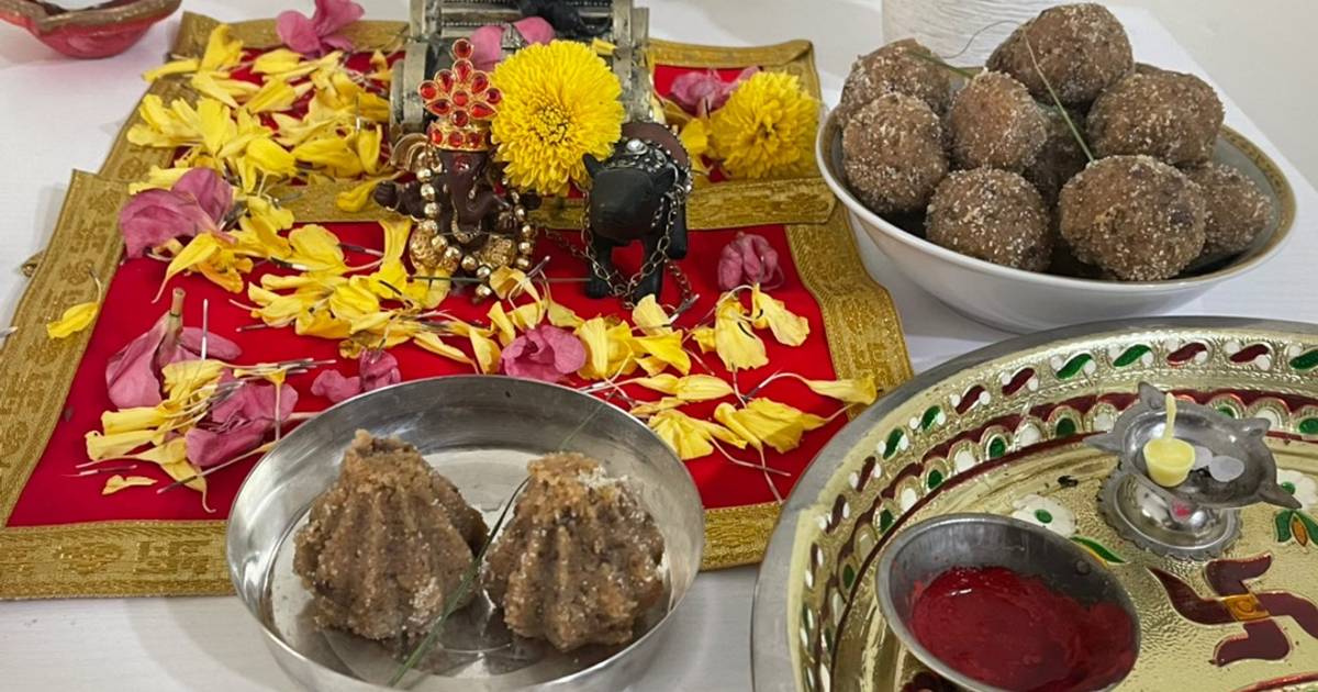 Modak and Ladoo (Whole wheat flour) Recipe by Divya Parmar / Divz ...
