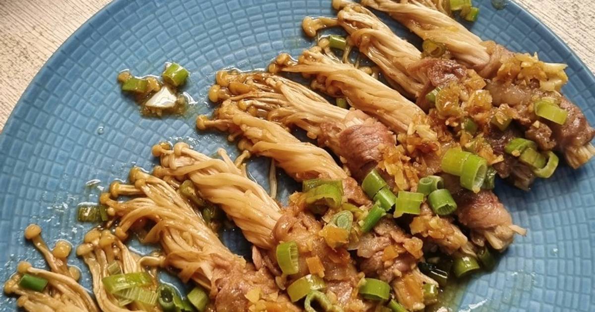Resep Enoki Beef Roll oleh Isyana G. - Cookpad