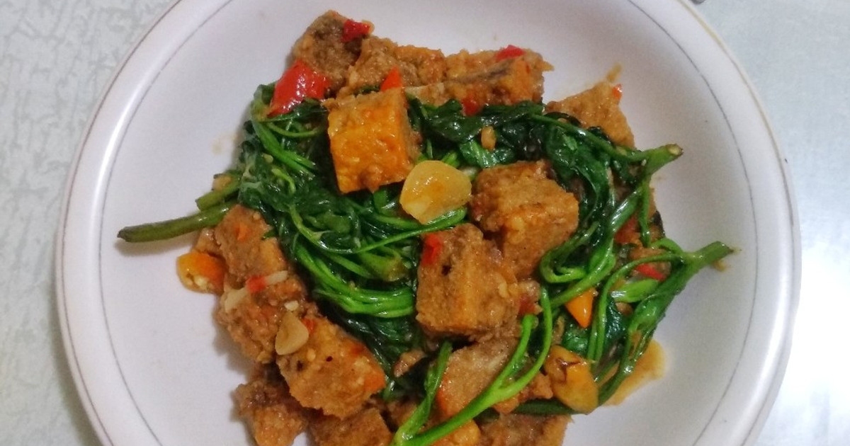 Resep Oseng Oncom Kangkung oleh Neti Yuliasari - Cookpad