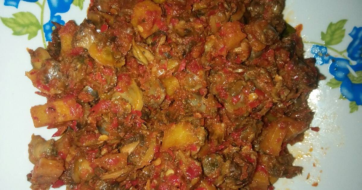 Resep Sambal merah kerang + kentang oleh Siti NurJannah - Cookpad