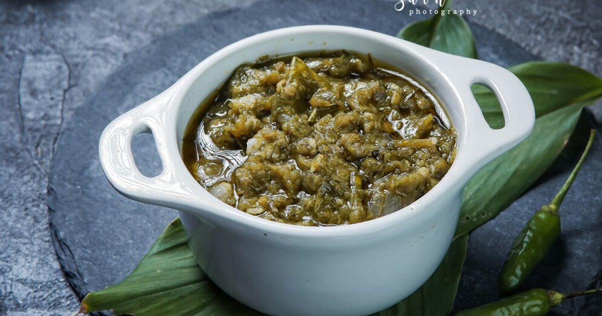 Resep sambal ijo sambel ijo rumahan enak dan mudah - Cookpad