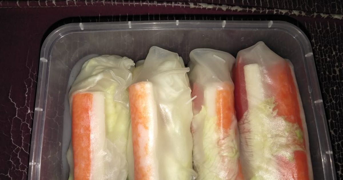 Resep Vietnam Crab Stick Spring Roll oleh Lufthia Sevriana - Cookpad