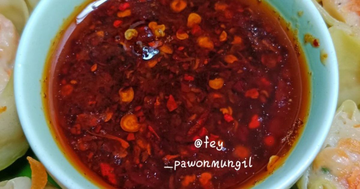 Resep chili oil homemade tanpa kecap asin rumahan enak dan mudah - Cookpad