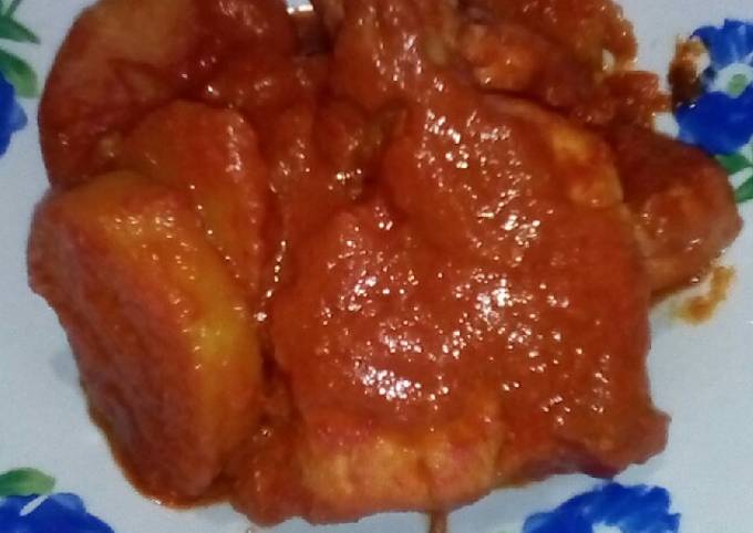 Resep Ayam kentang bumbu paniki oleh ikrima - Cookpad
