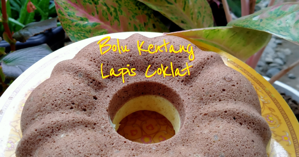 Resep Bolu Kentang Lapis Coklat oleh Halimatussa'diyah - Cookpad