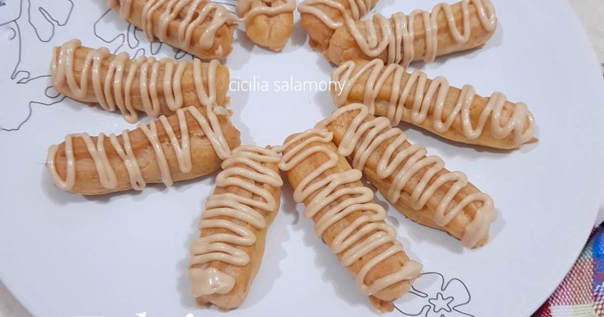Resep Eclair Vla Kopi oleh Cicilia Yustina Salamony - Cookpad