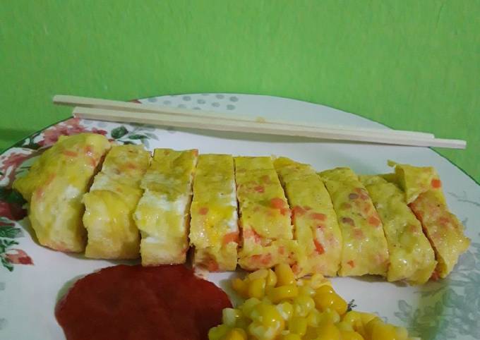 Resep Telur Dadar Gulung ala Jepang oleh Ayu Ummu Khadijah - Cookpad