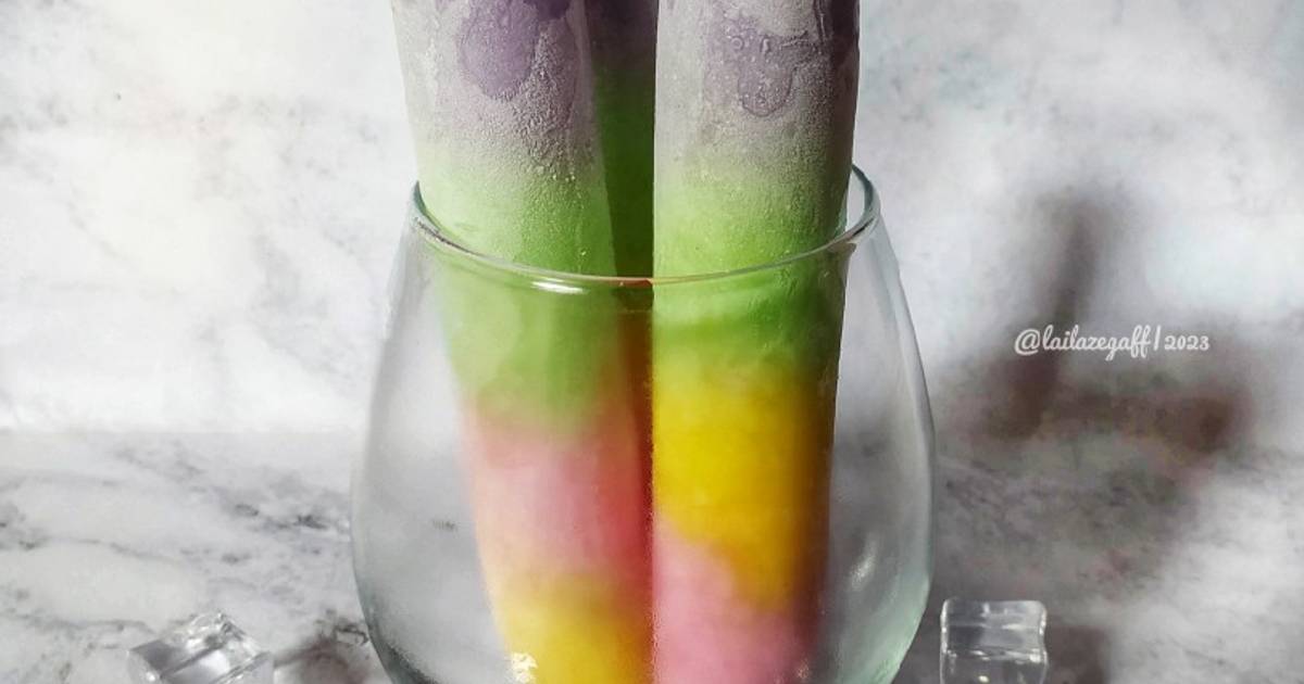 Resep Es Mambo Rainbow oleh Lailazegaff - Cookpad