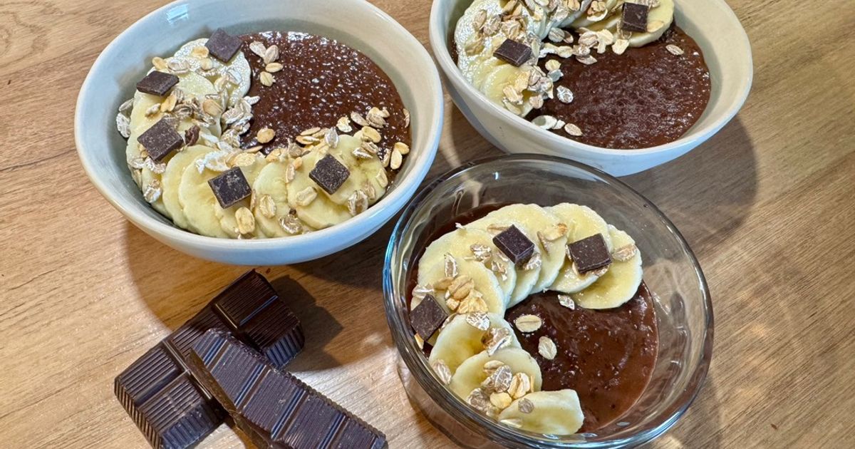 Tapioca Au Lait Végétal, Chocolat Noir Et Banane de French Feelgood ...