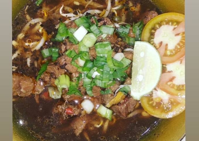 Resep Rawon Sapi Sederhana oleh Sania Pratiwi - Cookpad