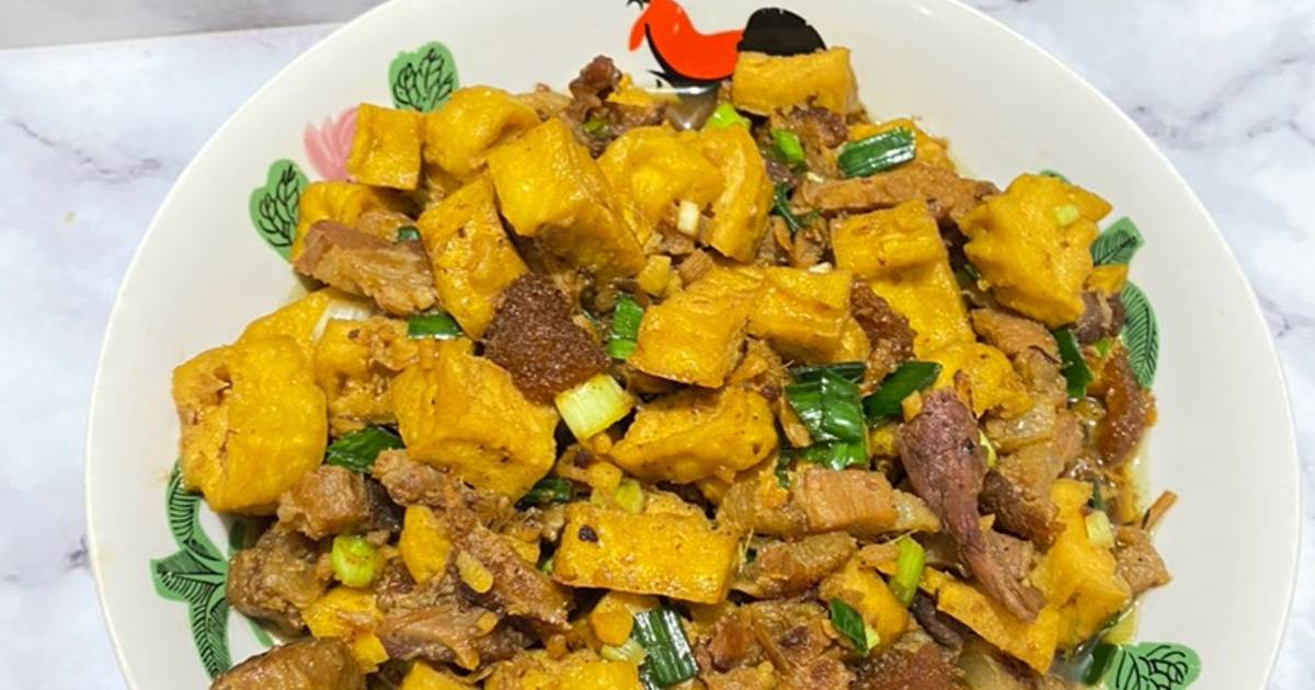 Resep Tahu kuning daging masak kecap oleh Pricillia - Cookpad