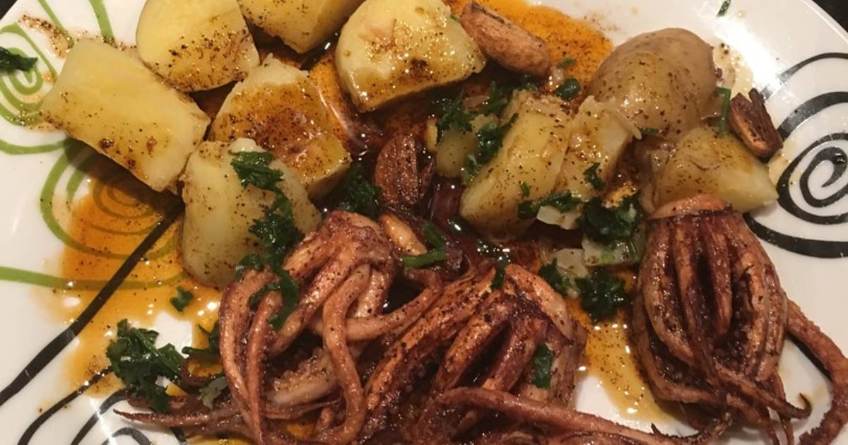 Tentaculos de calamar - 104 recetas caseras- Cookpad