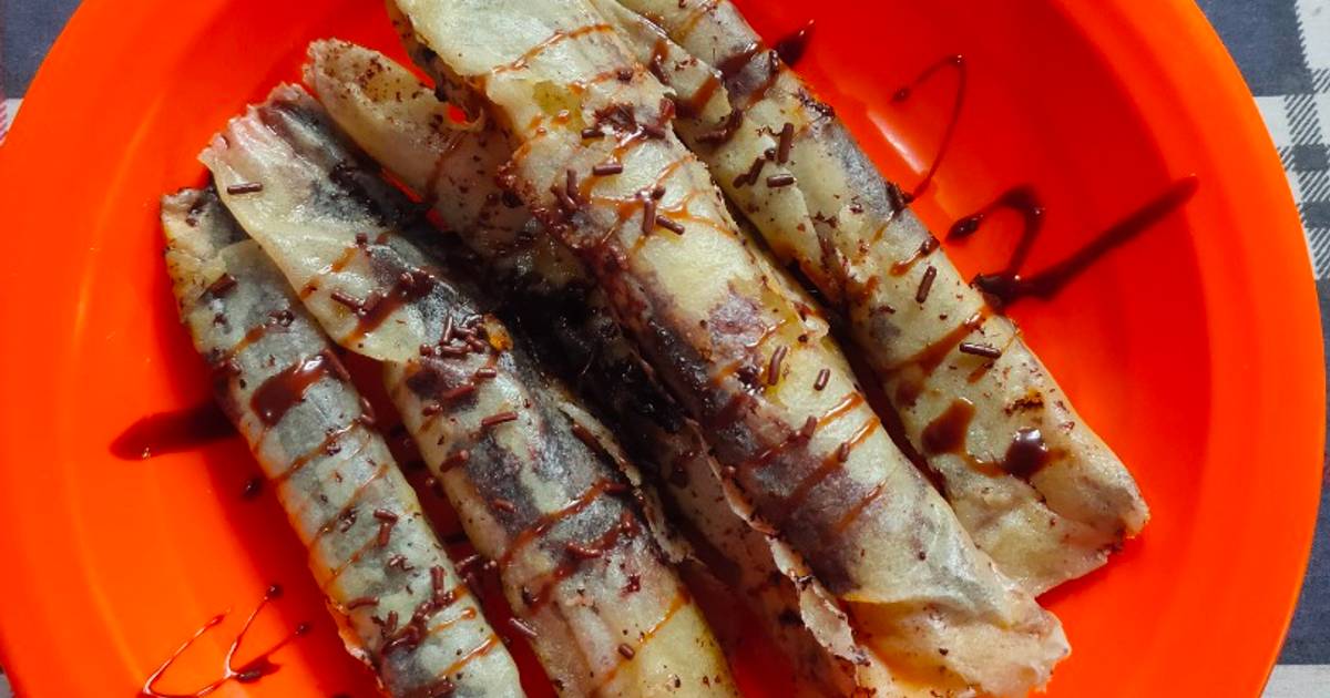 Resep Pisang coklat/piscok sederhana oleh Bunda Puspa - Cookpad