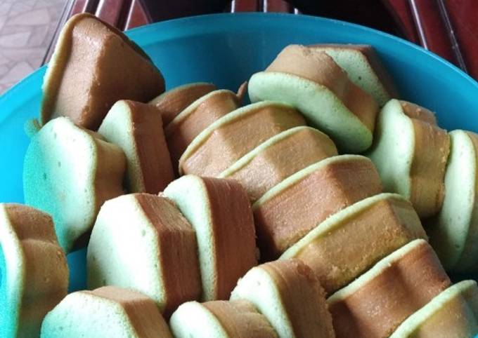 Resep Bolu Pandan Mini oleh Dewi Mustika - Cookpad